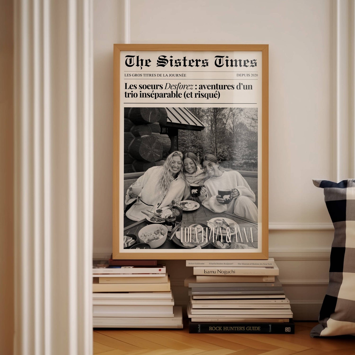 Poster façon journal rétro personnalisé : cadeau original dès 12€99