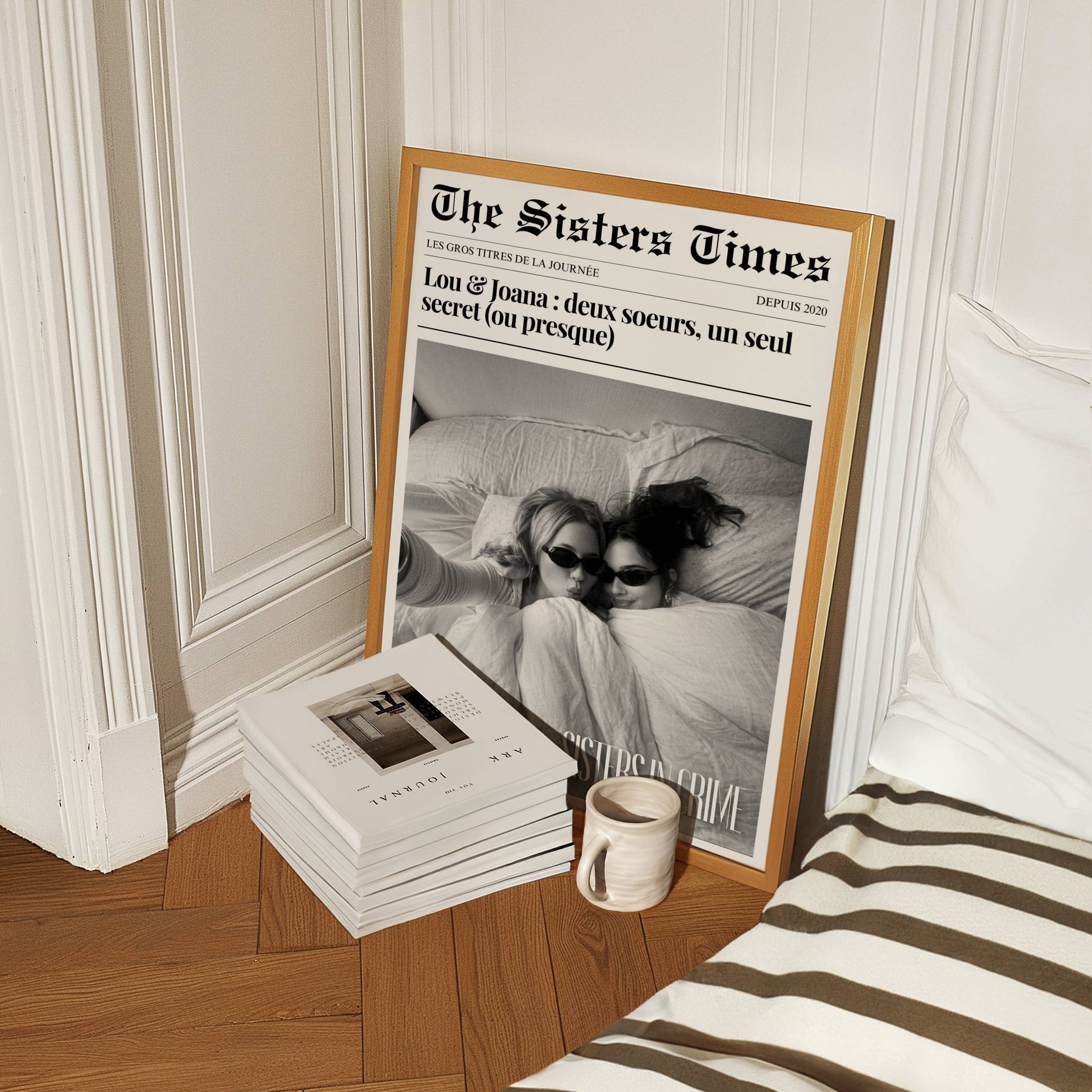 Poster façon journal rétro personnalisé : cadeau original dès 12€99